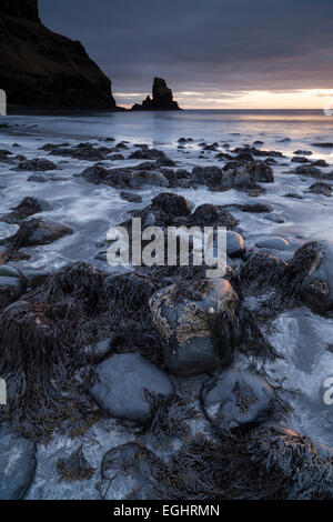 Sea stack at Talisker Bay, Isle of Skye, Inner Hebrides, Scotland Stock ...