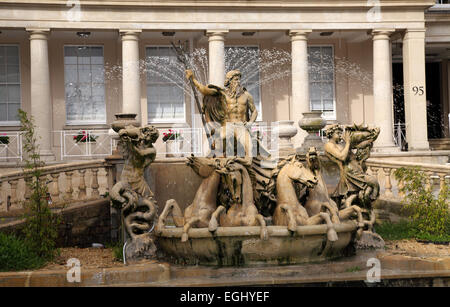 The Neptune Fountain in Cheltenham is a local landmark modeled on the ...