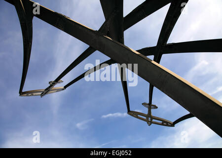 Sentinel is a 16m high sculpture by Tim Tolkien, installed upon ...