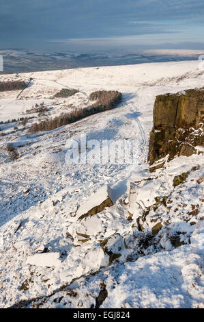Coombes edge in Charlesworth near Glossop in Derbyshire. A Summer ...