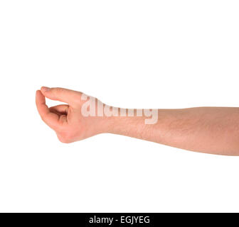 Hand pinching, taking, giving, picking. Finger grabbing, holding ...