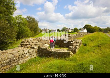 Hadrian's Wall: the remains of turret 48A between Gilsland and ...