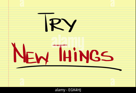 Try Now New Things Concept Stock Photo - Alamy