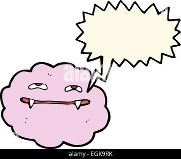 cartoon pink fluffy vampire cloud Stock Vector Image & Art - Alamy