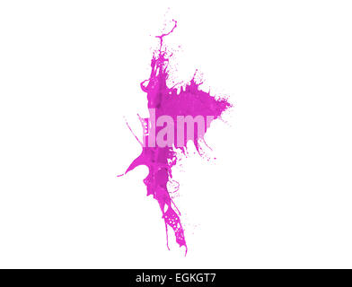 Hot Pink Paint Splatter Stock Photo - Alamy