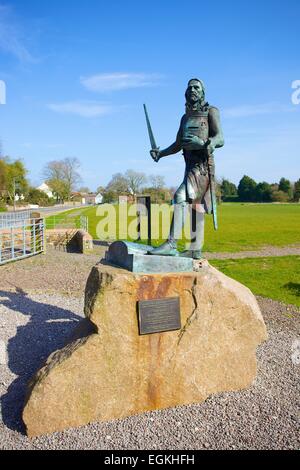 King Edward I statue Bowness on Solway Cumbria, England, UK Stock Photo ...