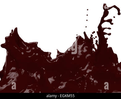 Maroon Red Paint Splatter Stock Photo - Alamy