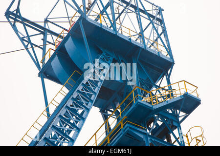 Mine tower. Guido mining plant Stock Photo - Alamy