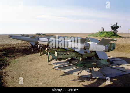 Soviet type anti-aircraft missiles. 1998 Stock Photo - Alamy