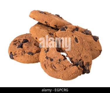 cookies bite isolated on white background Stock Photo - Alamy