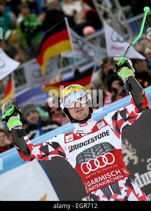 Garmisch-Partenkirchen, Germany. 01st Mar, 2015. Fritz Dopfer of ...