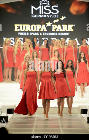 Rust, Germany. 28th Feb, 2015. The contestants for the Miss Germany ...