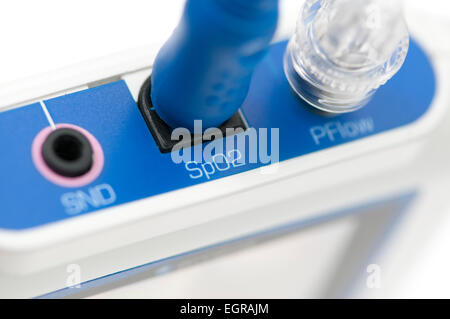 Nasal specs peak flow monitoring port of a Embla Embletta MPR PG ...