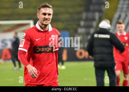 February 28, 2015: Player of Dinamo Bucharest: Valentin Lazar at the ...
