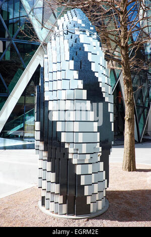 Lego Model Of The Gherkin Saint Mary Axe City Of London UK Stock Photo ...