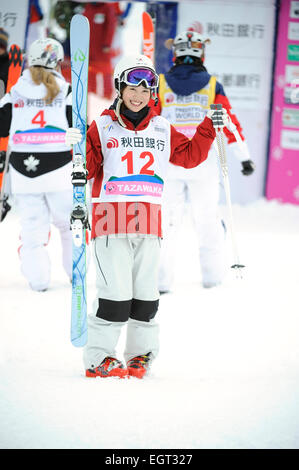 Tazawako, Akita, Japan. 28th Feb, 2015. Junko Hoshino (JPN) Freestyle ...