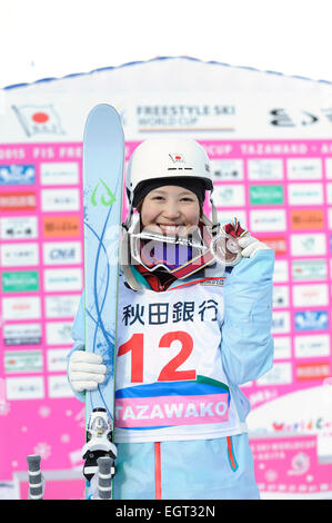 Tazawako, Akita, Japan. 28th Feb, 2015. Junko Hoshino (JPN) Freestyle ...