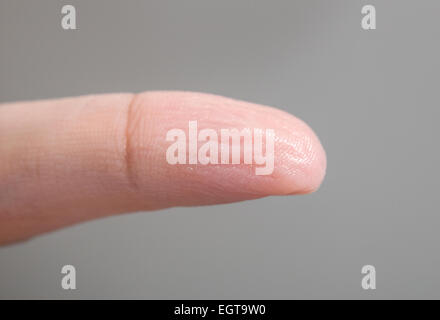 Wrinkled skin of the hands because of long time in water Stock Photo ...
