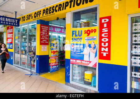 cheapest chemist store in australia Stock Photo - Alamy