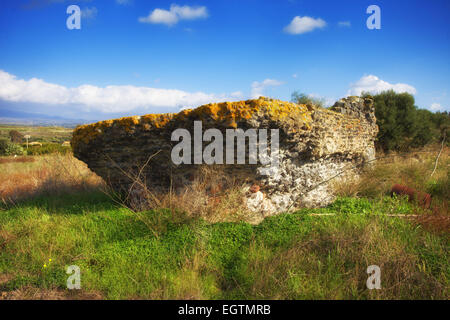 Ruins of the Roman bridge of Centuripe, Sicily Stock Photo - Alamy