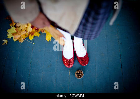 Ruby red slippers Stock Photo - Alamy
