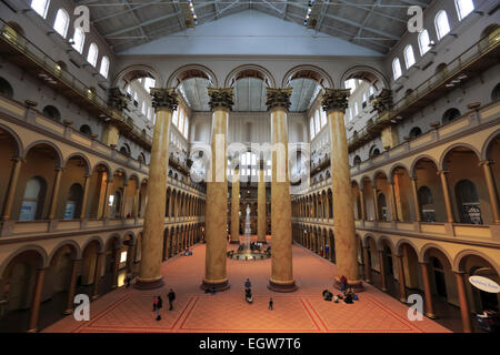 The interior view of the Great Hall of National Building Museum ...