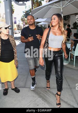 Ariane Andrew aka WWE Diva 'Cameron' leaving Villa Blanca in Beverly ...