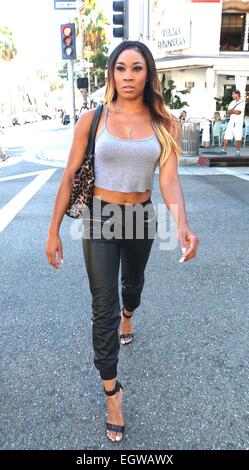 Ariane Andrew aka WWE Diva 'Cameron' leaving Villa Blanca in Beverly ...