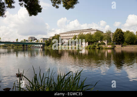 Germany, North Rhine-Westphalia, Muelheim an der Ruhr, River power ...