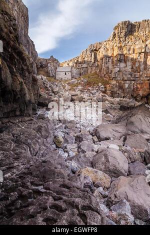 Saint Govan's Chapel Stock Photo - Alamy