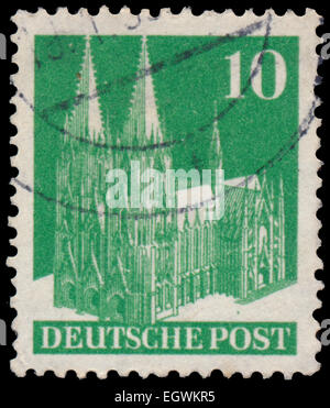 Germany Postage Stamp - Cologne Cathedral Stock Photo - Alamy