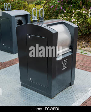 Clean point container in garbage, cleaning and disinfection, recycling ...