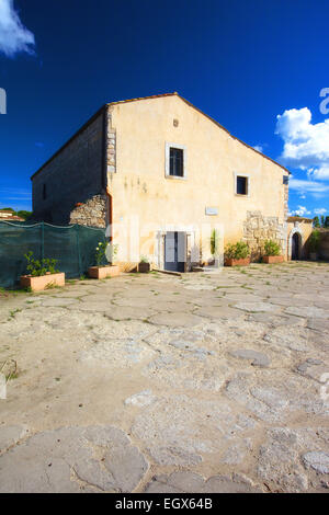 San Focà medieval byzantine church in Priolo Gargallo town, Sicily ...