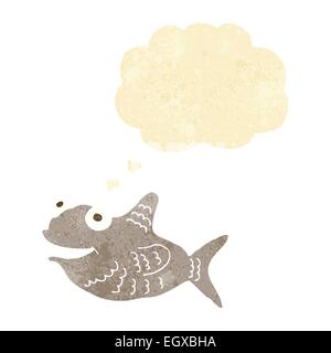 cartoon happy fish with thought bubble Stock Vector Image & Art - Alamy