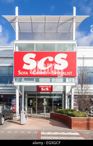 SCS Sofa Carpet Specialist Store, Borough Road, Sunderland Stock Photo ...
