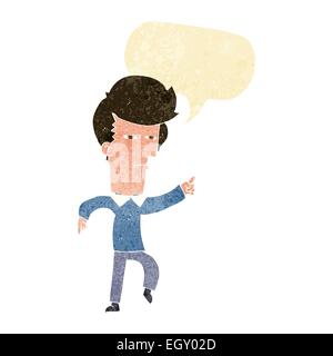 cartoon man accusing with speech bubble Stock Vector Image & Art - Alamy
