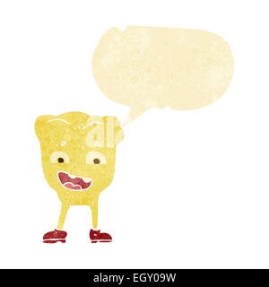 cartoon yellow tooth with speech bubble Stock Vector Image & Art - Alamy