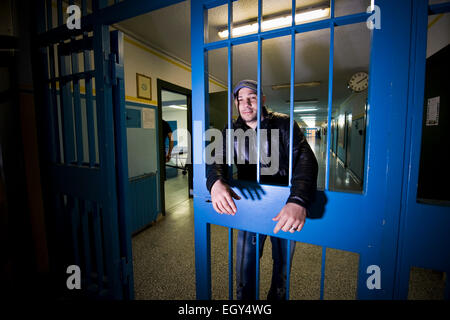 Italy, Bollate prison, prisoner, portrait Stock Photo - Alamy