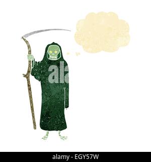 death cartoon with thought bubble Stock Vector Image & Art - Alamy