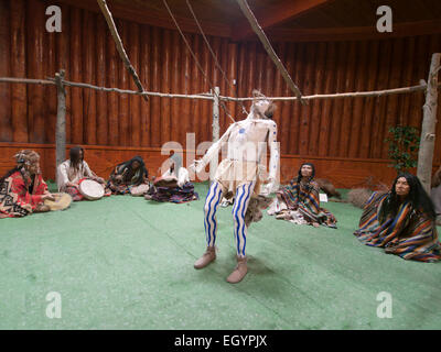 A display inside Buffalo Nations Luxton Museum in Banff Alberta Canada ...