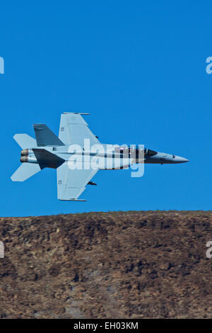 Topside View Of A US Navy F/A-18E Super Hornet Jet Fighter, Flying At ...