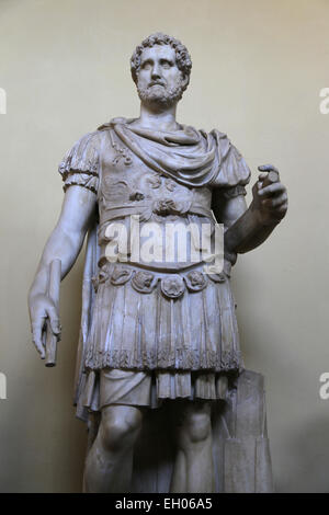 Statue of the Roman Emperor Antoninus Pius in the Vatican Museums Stock ...