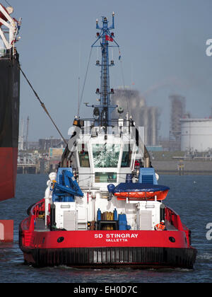 The SD Stingray, IMO 9448176, is a vessel operating in the Mississippi ...
