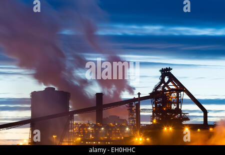 Redcar SSI steelworks blast furnace and coke ovens. Redcar, north east ...
