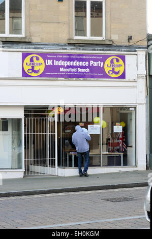 Mansfield UKIP Office Mansfield Stock Photo - Alamy