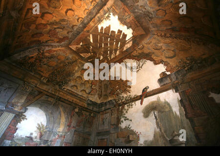 Rome Italy. Church of the trinity of the mountains. Stairway of the ...