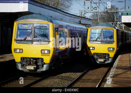 Railway units Local stopping trains at Wilmslow railway station Stock ...