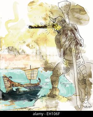 A CYCLOPS in Greek mythology and later Roman mythology, was a member of ...