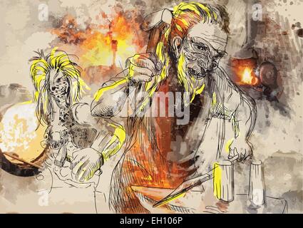 HEPHAESTUS is the Greek god of blacksmiths, craftsmen, artisans ...