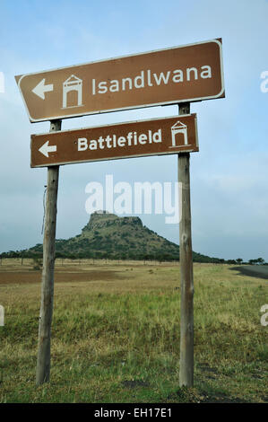 Military history attraction, battle of Isandlwana landscape, 1879 Anglo ...